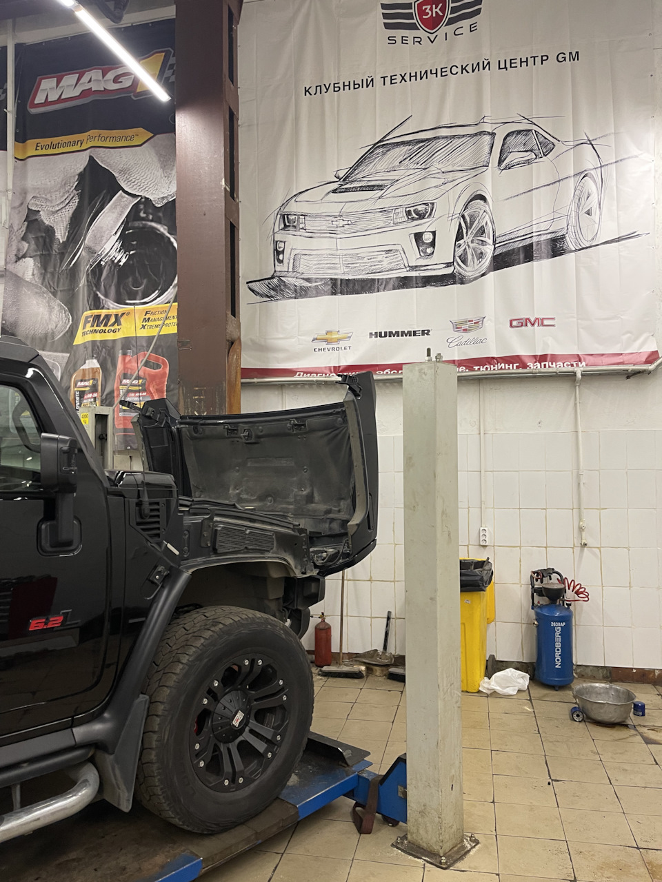 Замена заднего контура кондиционера на резиновый — Hummer H2, 6,2 л ...