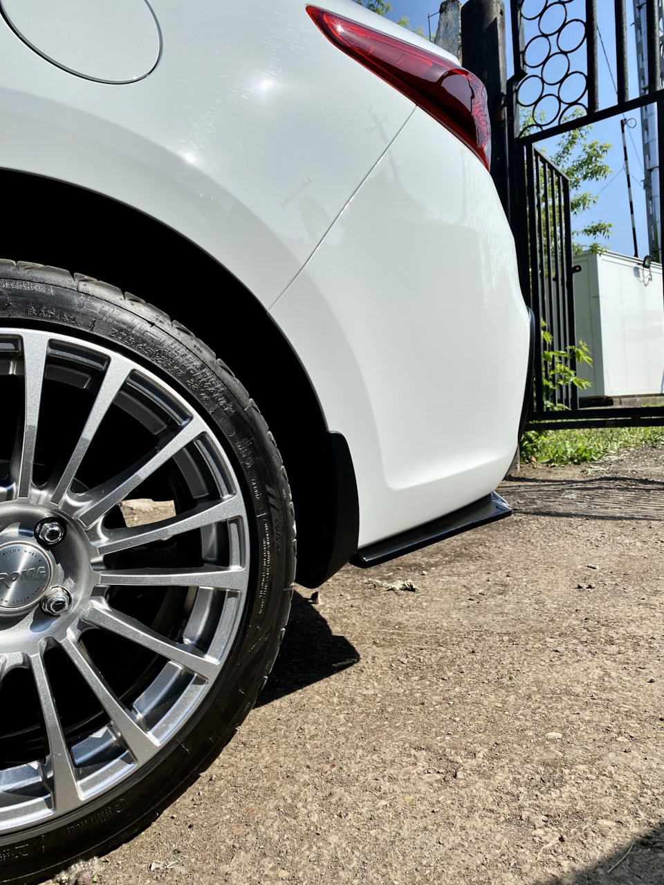 Сплиттер на задний бампер . — KIA Rio (4G), 1,6 л, 2018 года | тюнинг ...