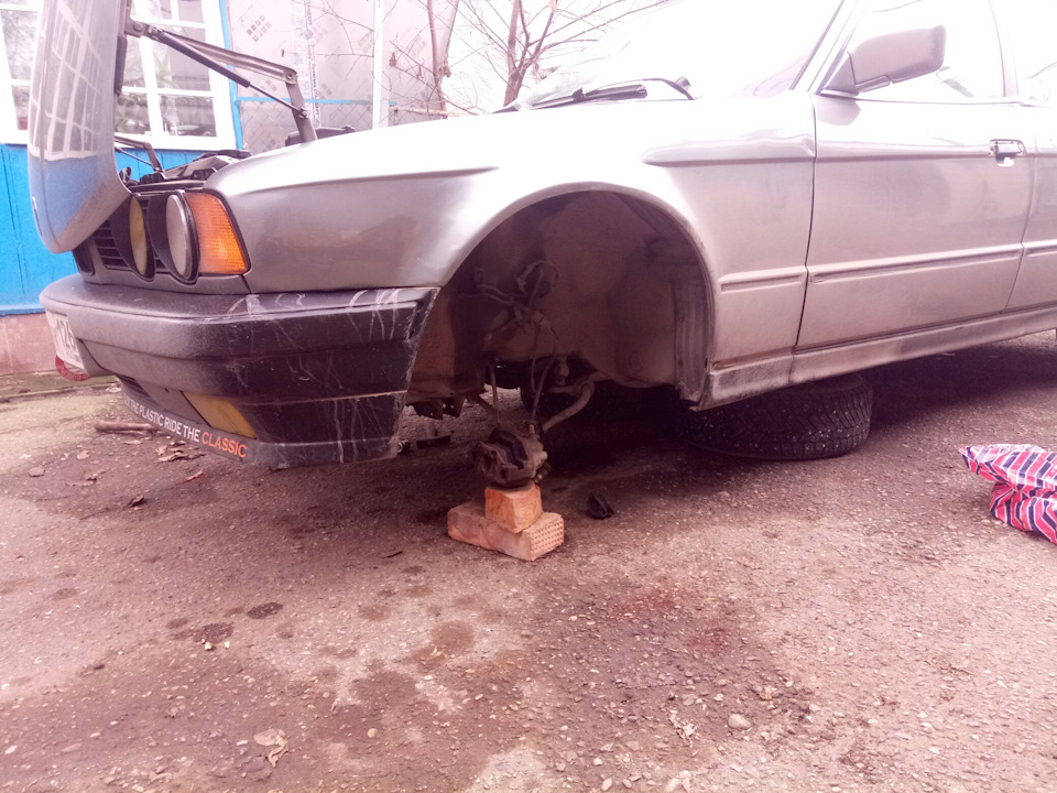 Ревизия передней ходовки #1 — BMW 5 series (E34), 2 л, 1991 года ...