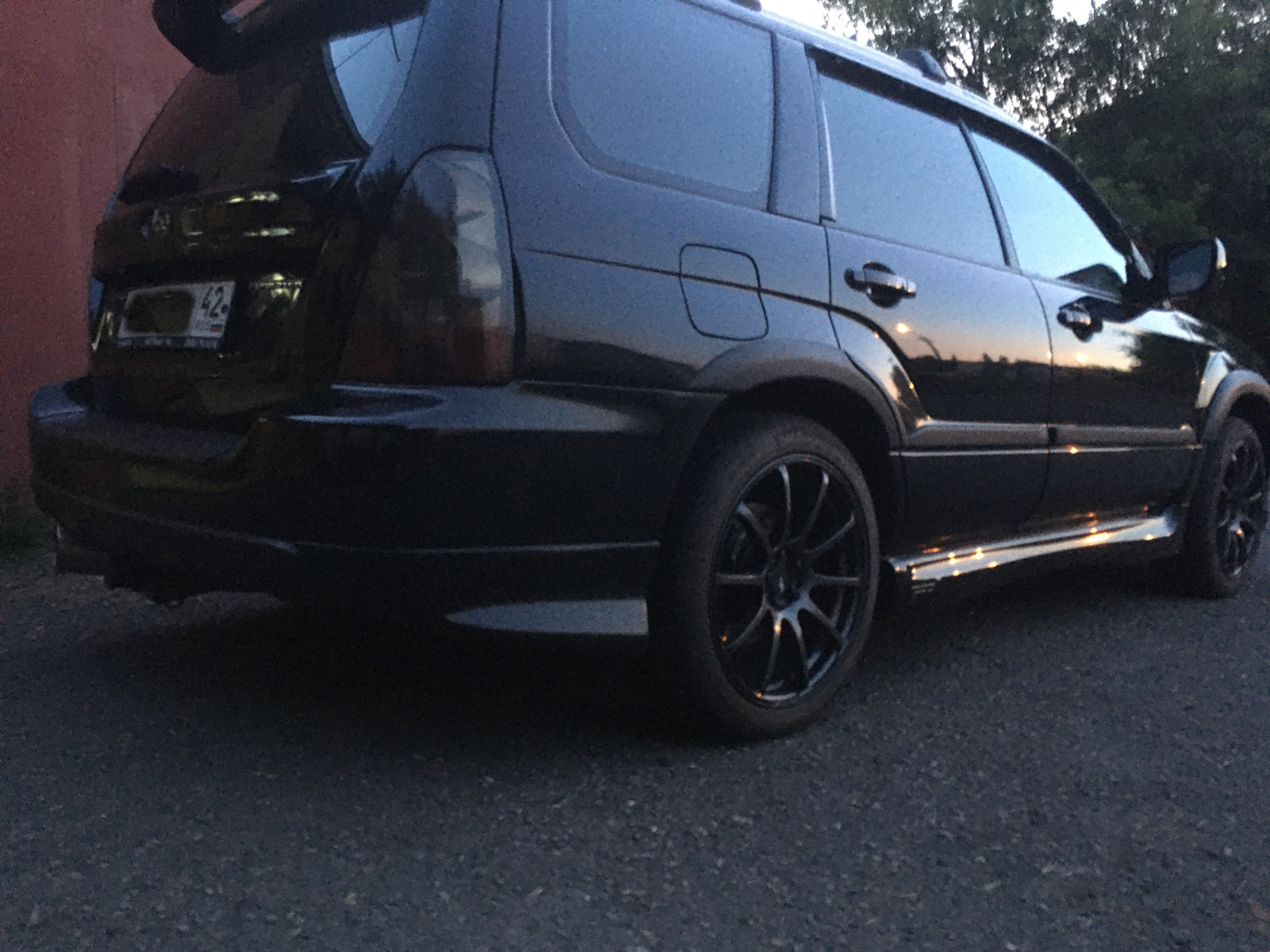 Обвес заднего бампера Xt Syms — Subaru Forester (SG), 2,5 л, 2007 года ...