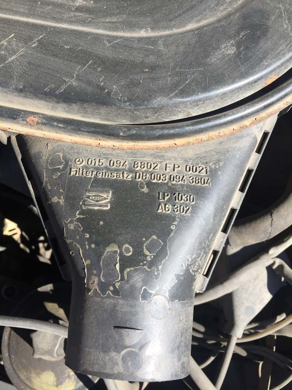 A0030943804 Фильтр.элемент Mercedes | Запчасти на DRIVE2