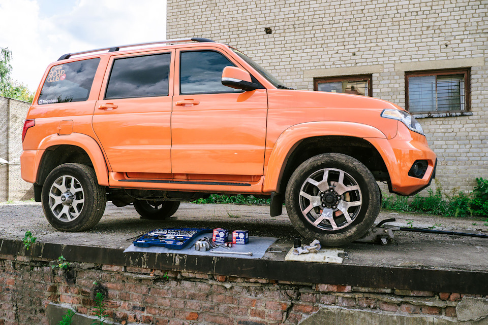 Автоматические хабы РИФ. Установка — УАЗ Patriot, 2,7 л, 2019 года ...