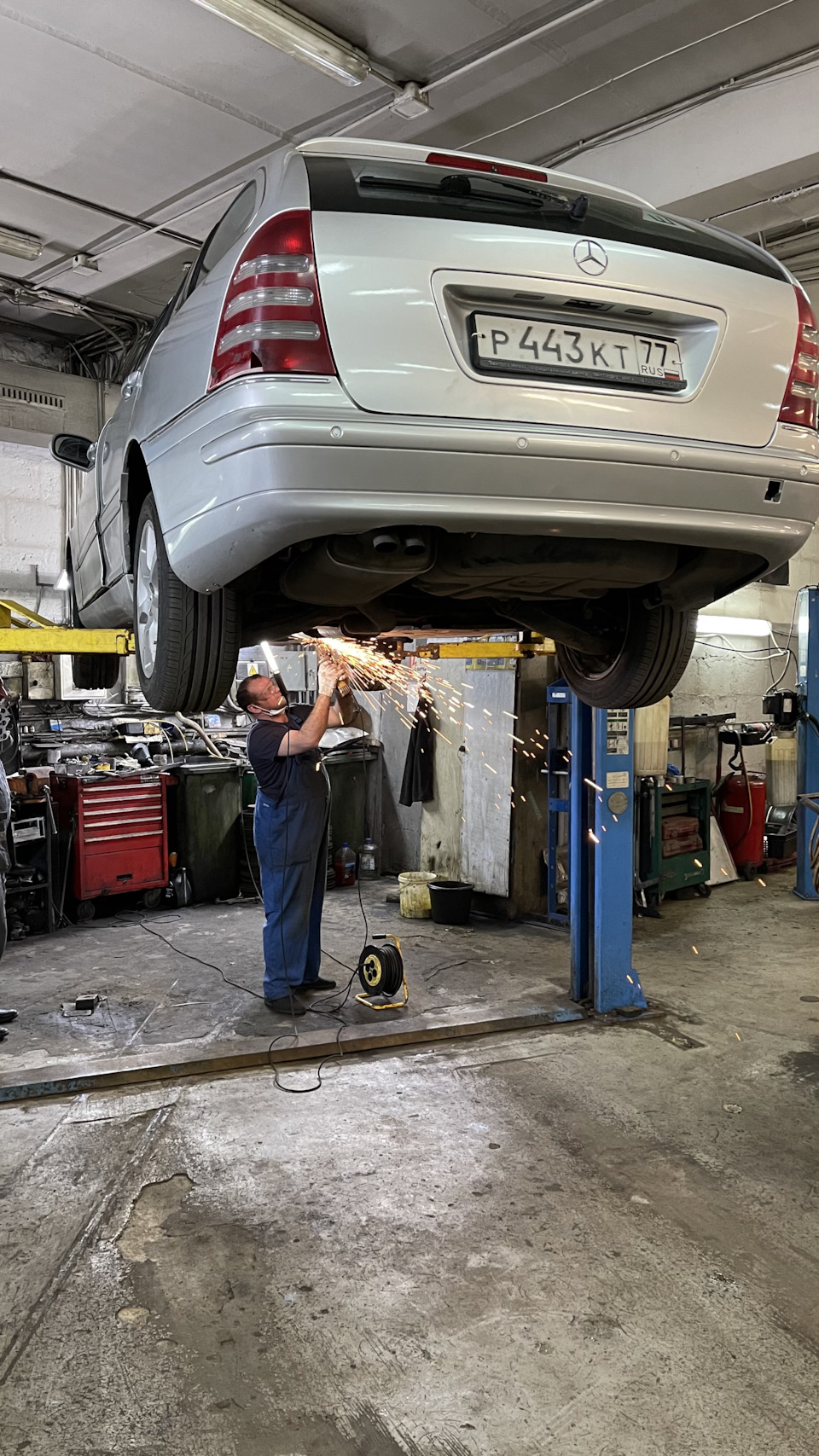 Запись, 16 мая 2021 — Mercedes-Benz C-Class Estate (S203), 2 л, 2002 ...