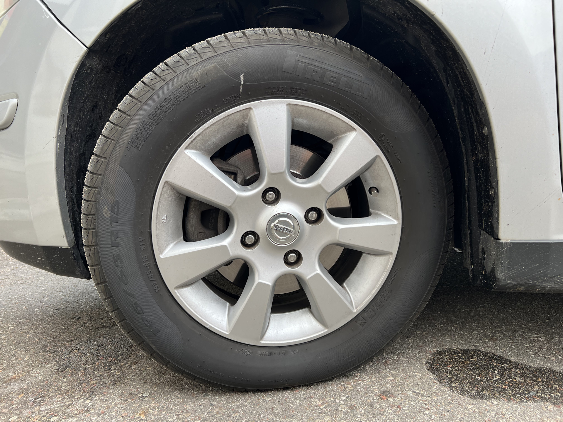 Новая летняя резина. — Nissan Tiida (1G), 1,6 л, 2008 года | шины | DRIVE2