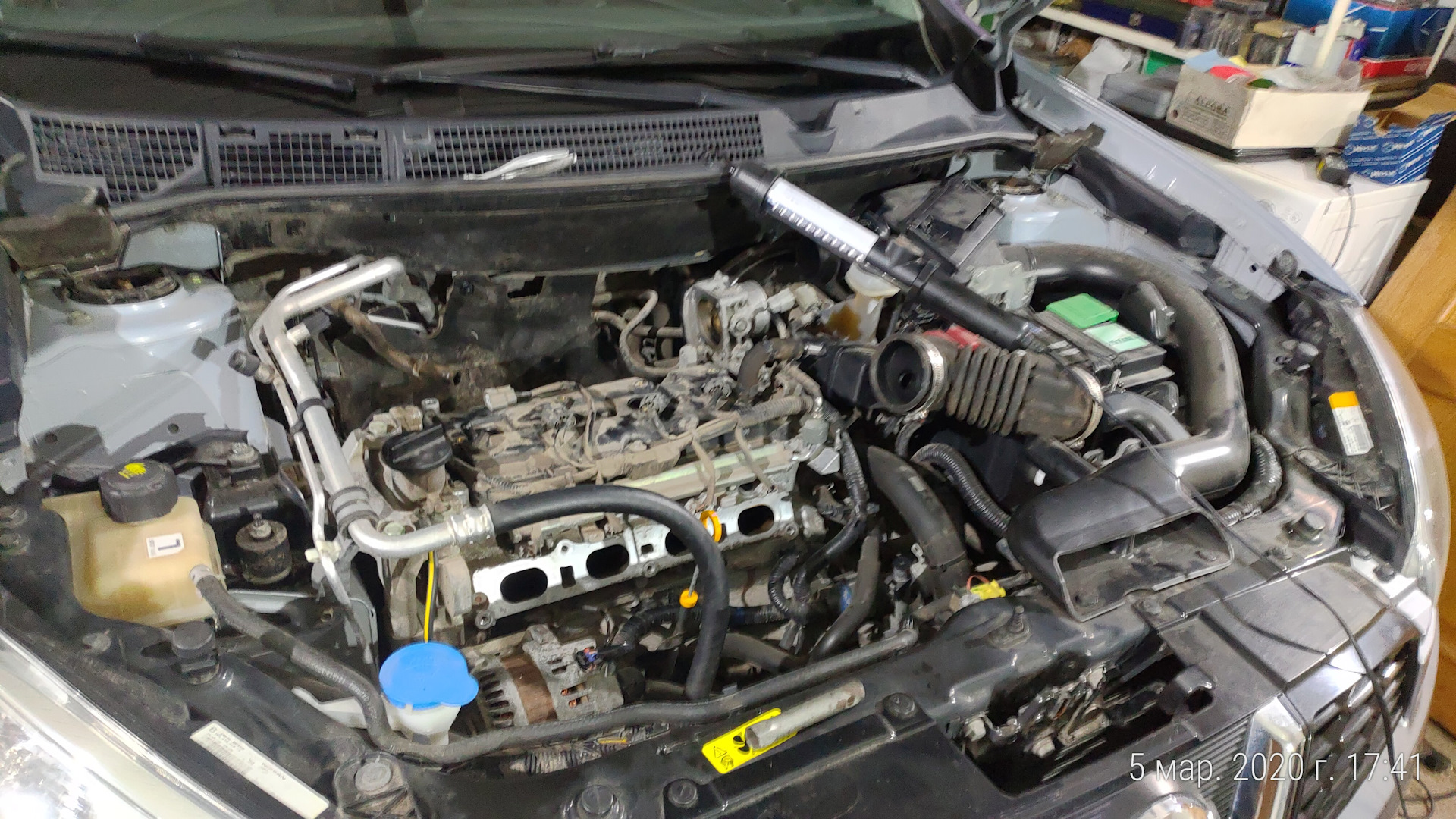 Первое обслуживание — Nissan Qashqai (1G), 2 л, 2012 года | расходники ...