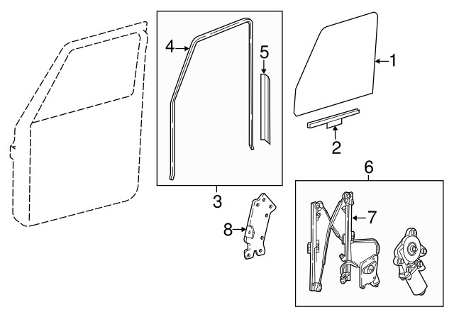 A4637250056 LKW / C11/НАПРАВЛЯЮЩАЯ СТЕКЛА / FEN Mercedes | Запчасти на ...
