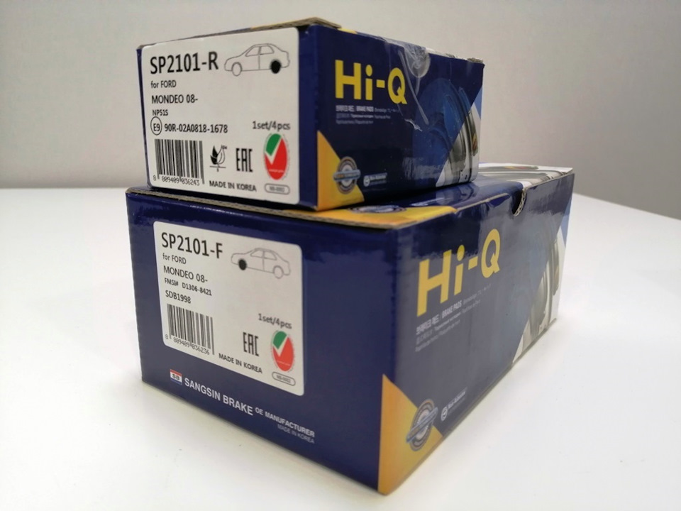 SP2101R Колодки тормозные задние SANGSIN | Запчасти на DRIVE2