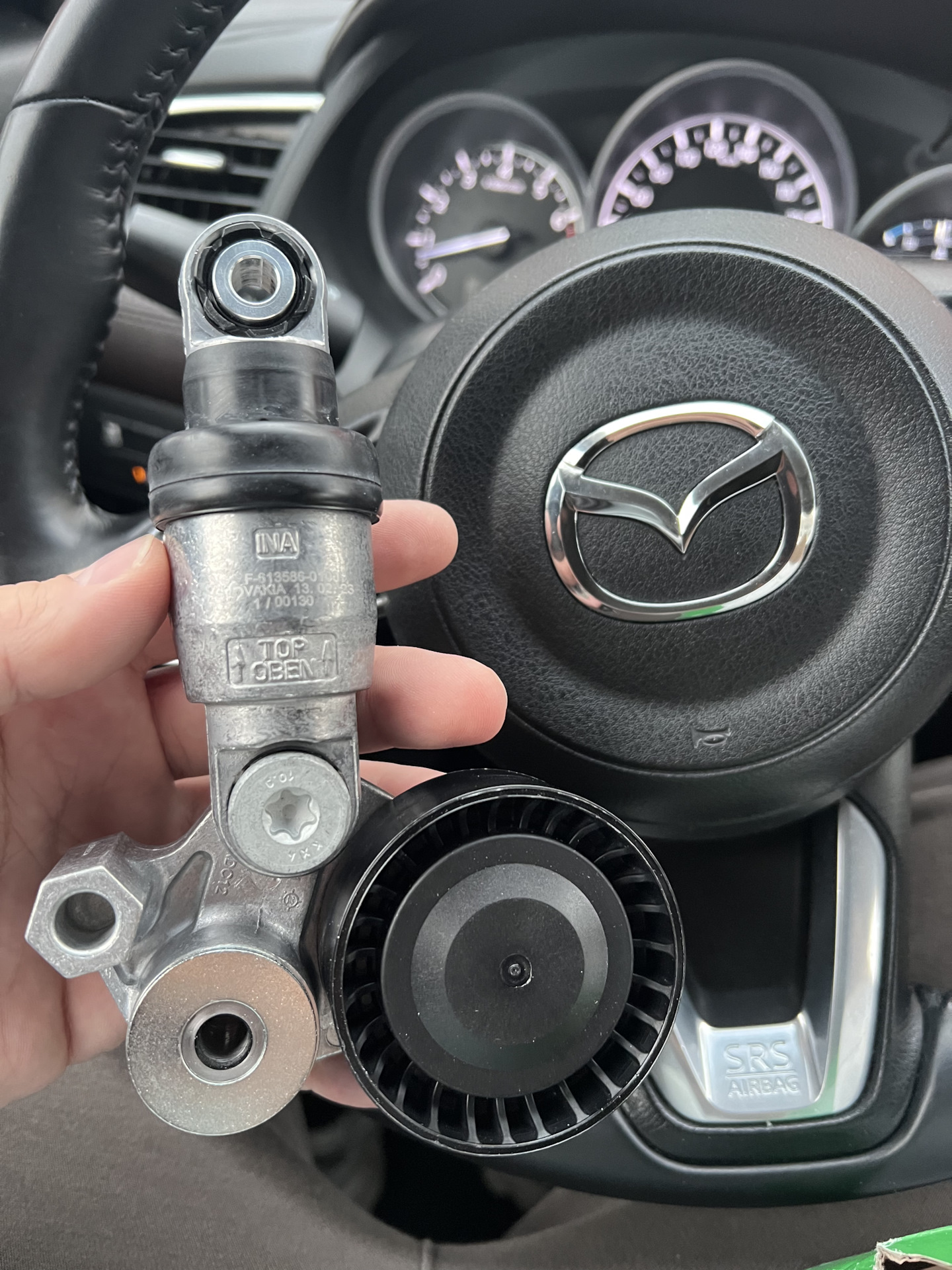 Замена ремней и натяжителя — Mazda 6 (3G) GJ, 2,5 л, 2018 года ...