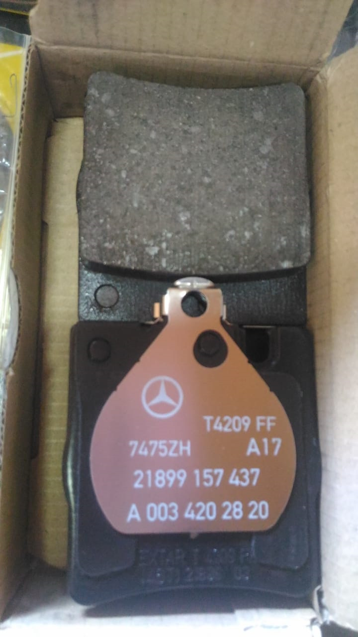 A0034202820 Комплект колодок тормозных Mercedes | Запчасти на DRIVE2