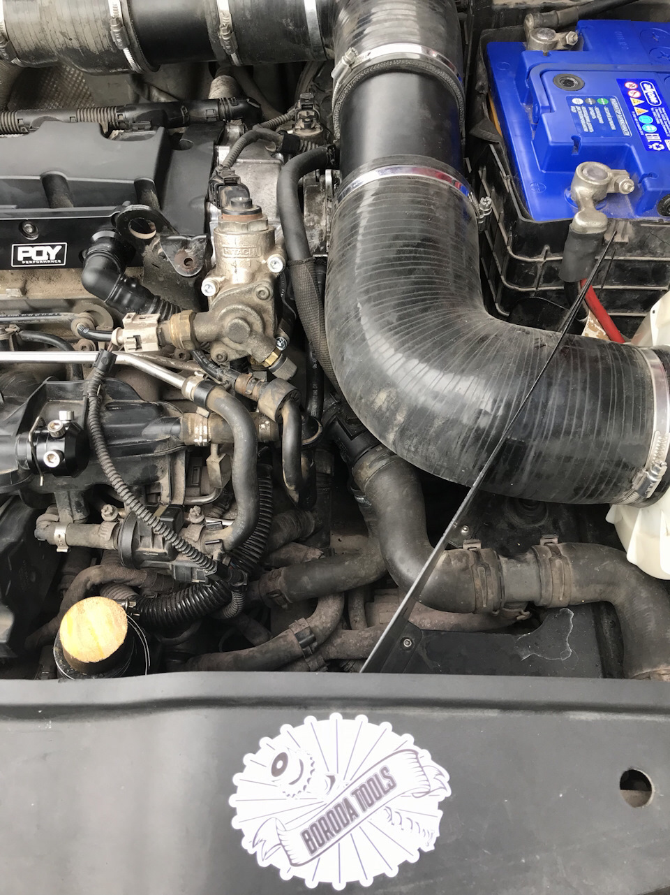 6. Переход на роликовый толкатель, замена цепи, вставка autotech, PCV ...