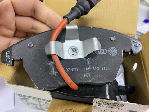 5K0698151 Колодки тормозные дисковые комплект VAG | Запчасти на DRIVE2