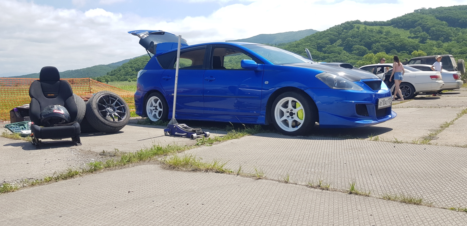 3.07.2021 Этап соревнований по драг рэйсингу — Toyota Caldina (241), 2 л, 2002 года | колёсные ...