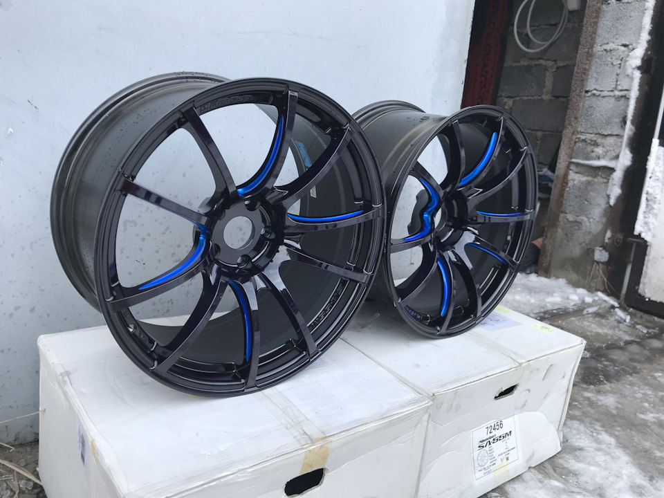 Weds Sport SA55M 19x9.5+15 — Toyota Mark II (90), 3 л., 1993 года ...