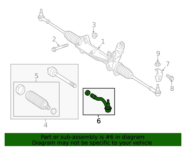 A9064600348 Наконечник рулевой тяги Mercedes | Запчасти на DRIVE2