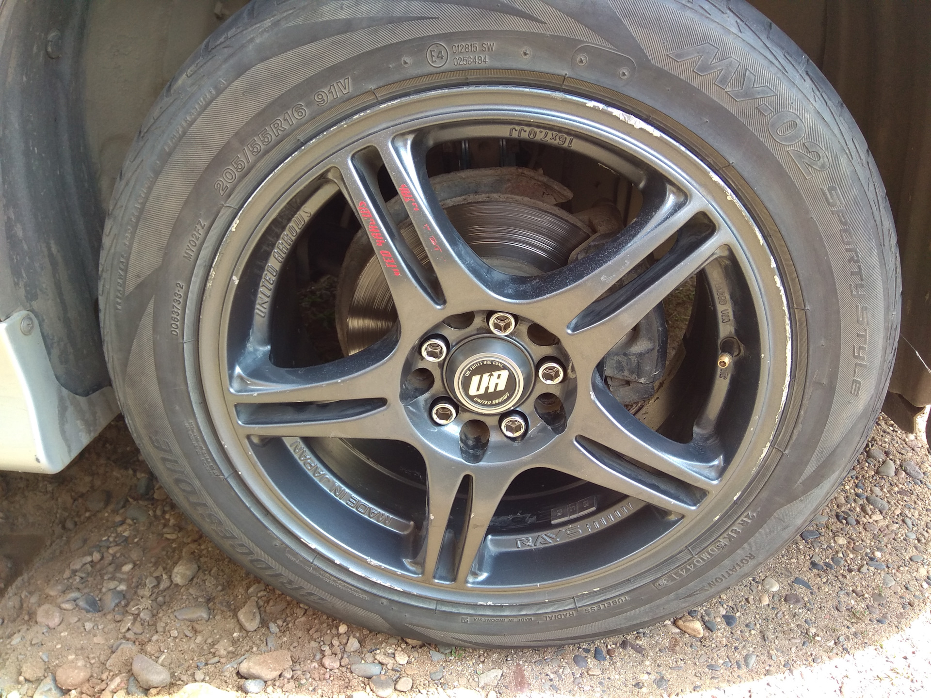 Light Sport wheels — Toyota Allion (T240), 1,5 л, 2005 года | стайлинг ...
