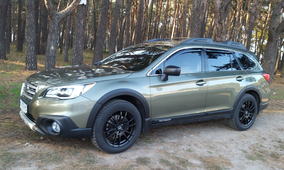 Переобулся на зиму в новые тапки — Subaru Outback (BS), 2,5 л, 2015 ...