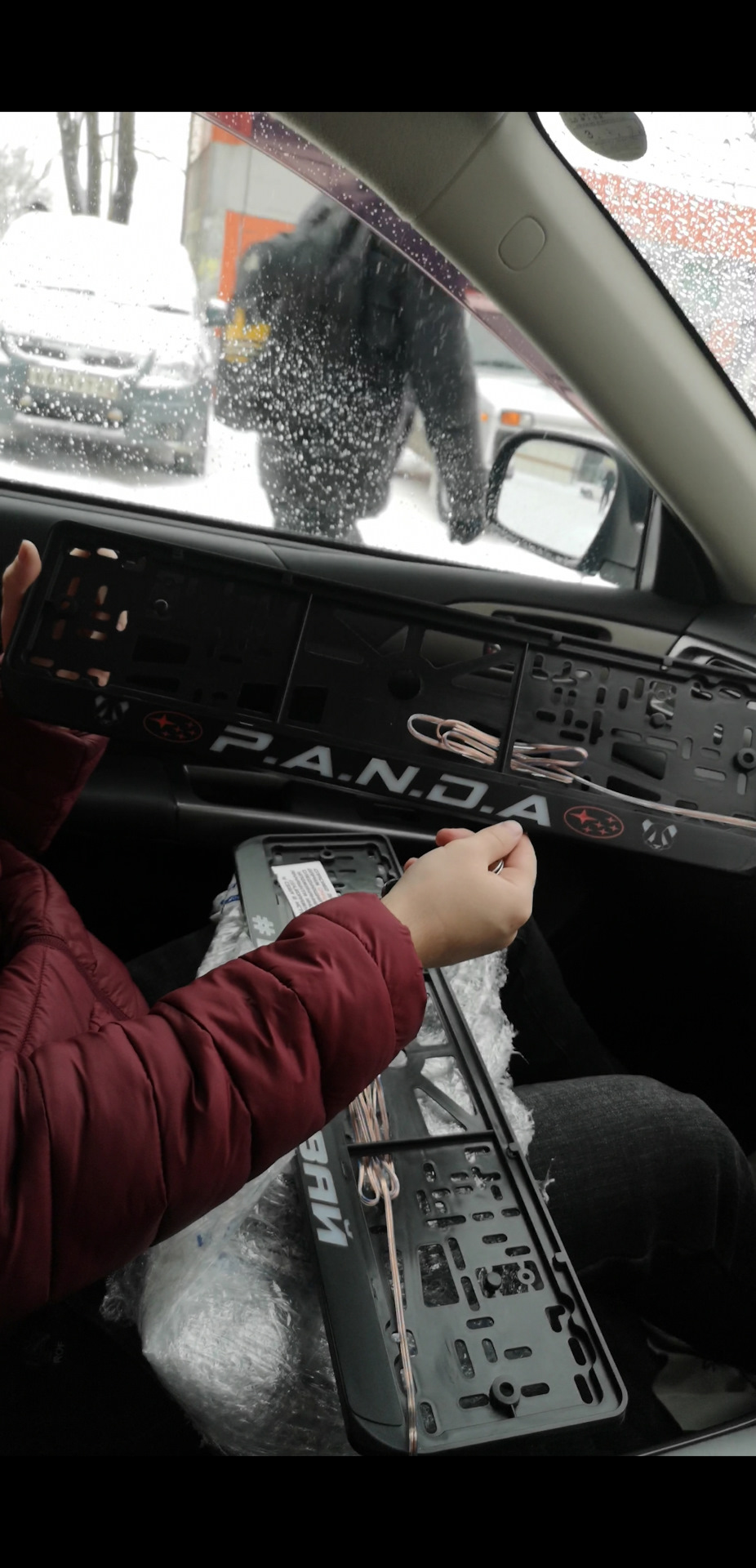 Небольшие изменения : номерная рамка с подсветкой — Subaru Impreza (GE ...