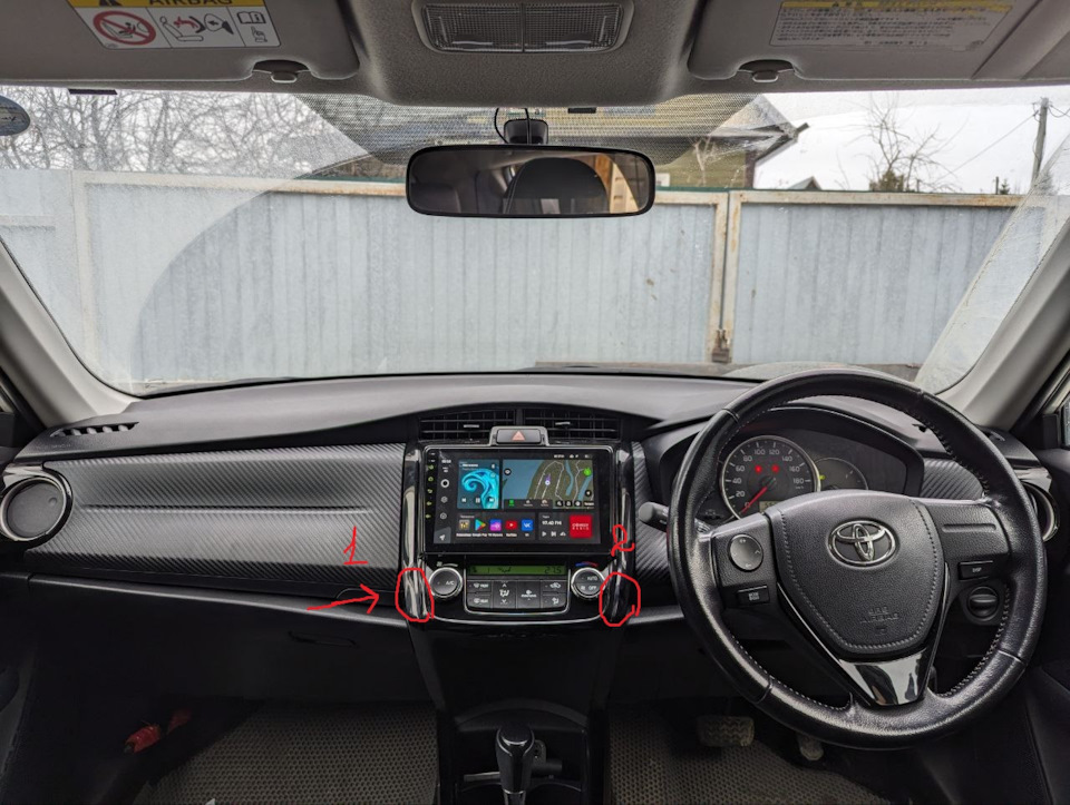 Установка ГУ Teyse CC3 на Toyota Corolla Fielder NZE 161 — Toyota ...