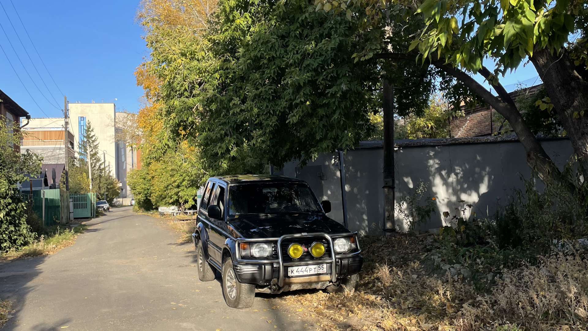 Mitsubishi Pajero (2G) 2.5 дизельный 1993 | Серый трактор на DRIVE2
