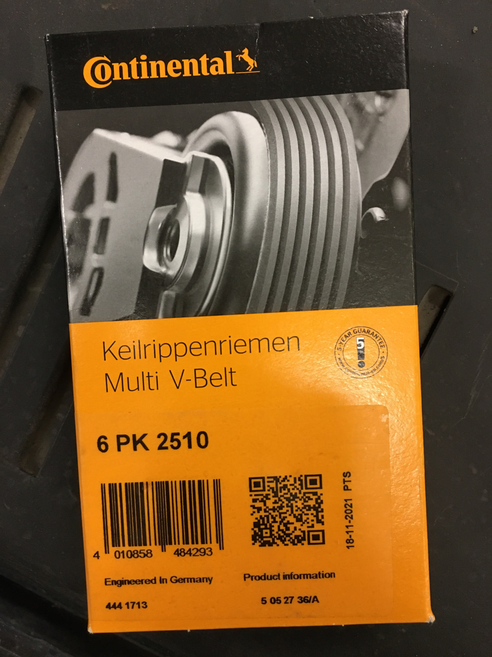 6PK2510 ПОЛИКЛИНОВЫЙ РЕМЕНЬ CONTITECH | Запчасти на DRIVE2