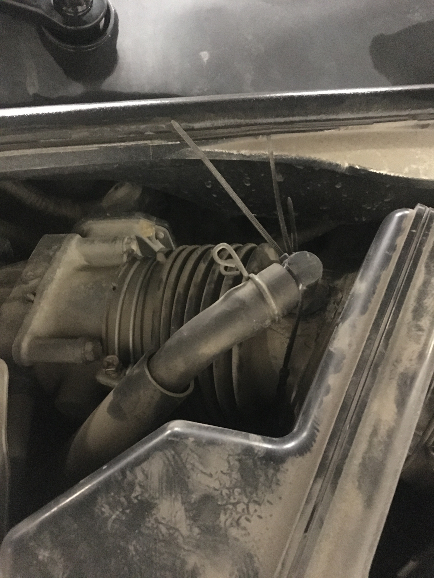 Патрубок впуска — Toyota Camry (XV40), 3,5 л, 2008 года | визит на ...