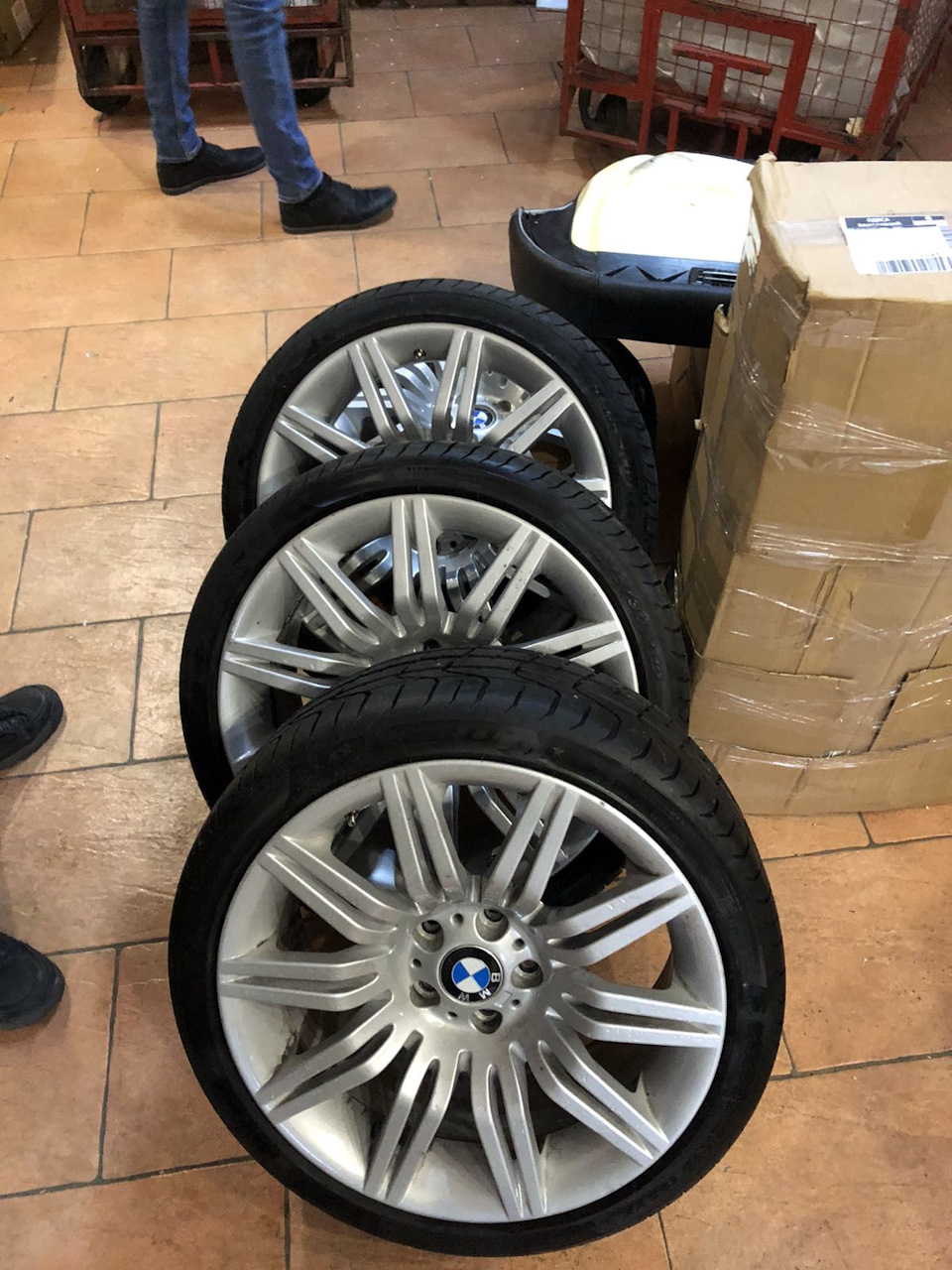 BMW 172 Style R19 — BMW 5 series (E60), 4,4 л, 2004 года | колёсные ...