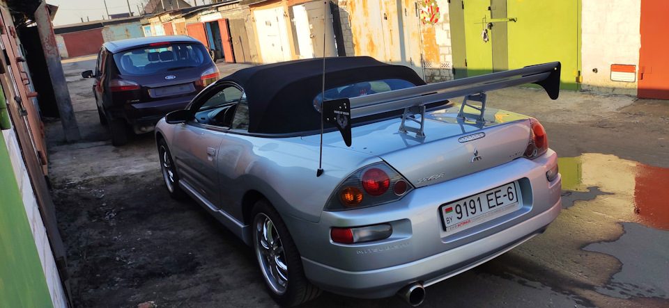 Установил антикрыло GT1 2Fast2Furious — Mitsubishi Eclipse (3G), 3 л, 2003 года | стайлинг | DRIVE2