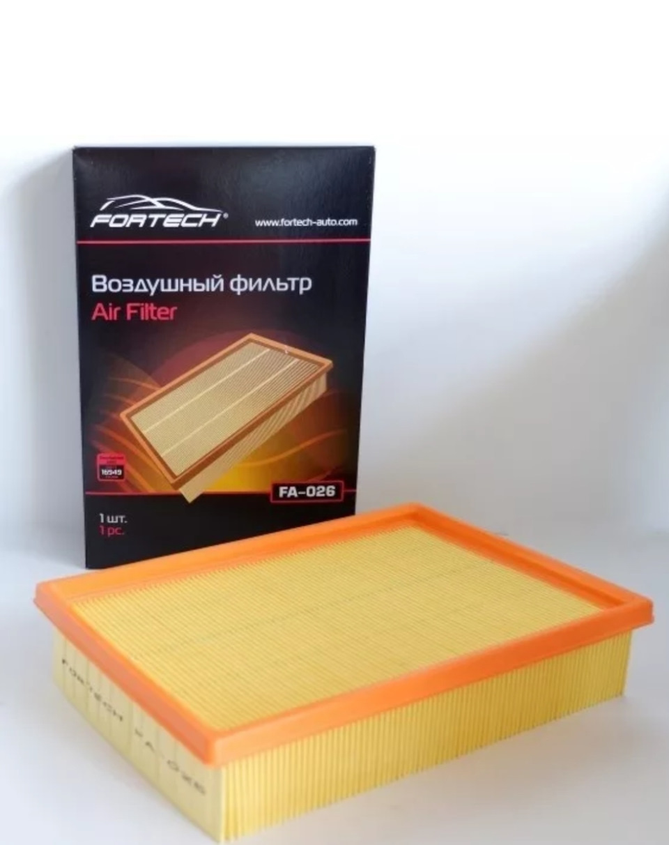 FA026 Воздушный фильтр FORTECH | Запчасти на DRIVE2