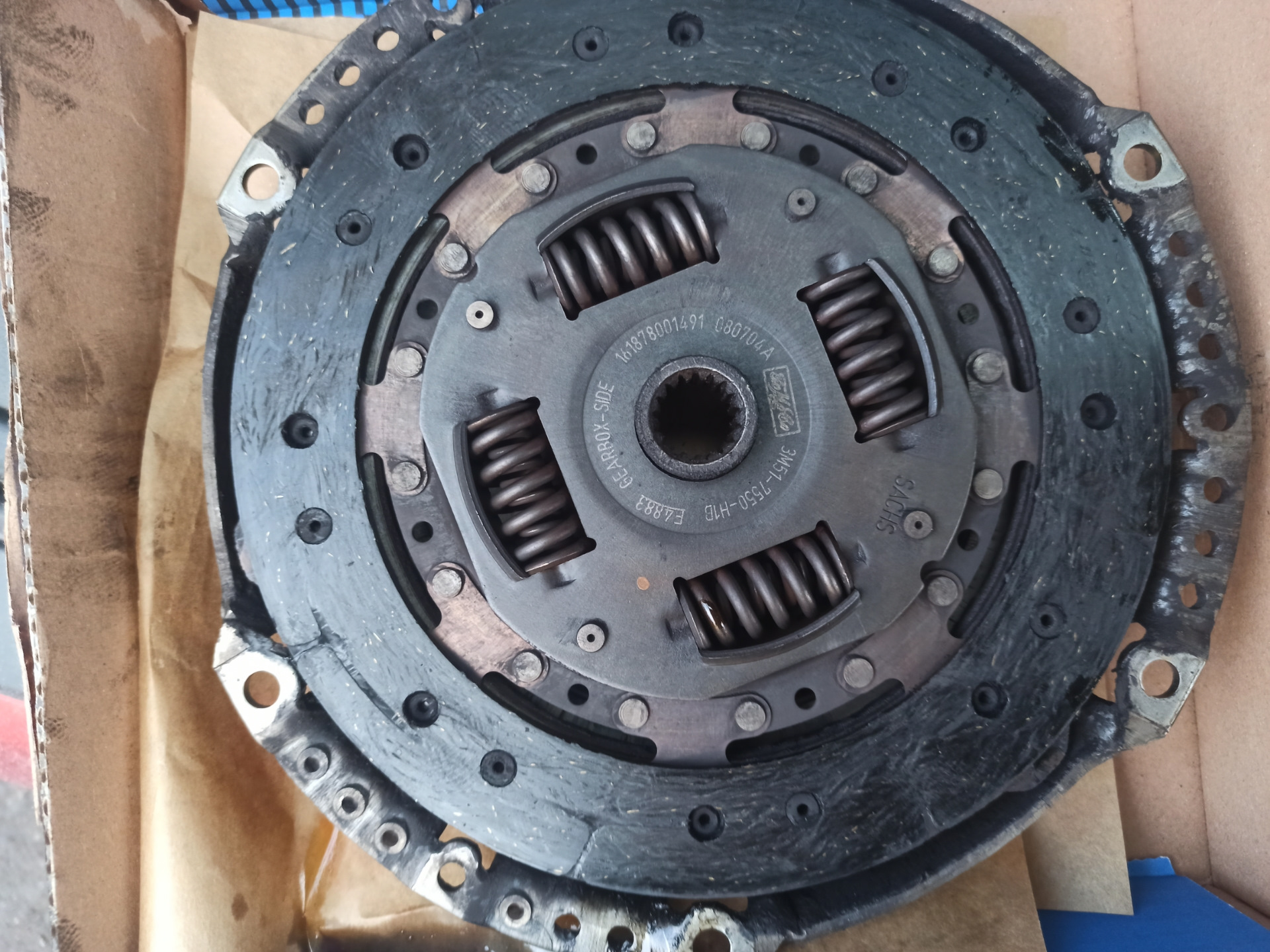 Замена сцепления и выжимного коробки IB5 — Ford C-Max I, 1,8 л, 2008 ...