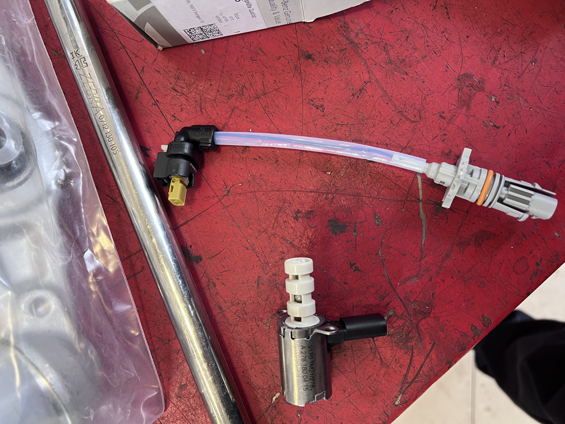 Замена клапана масляного насоса и проводки w205. Ошибка P06DA00 ...