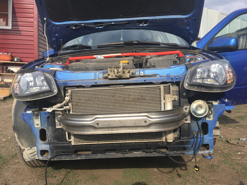 Установка ПТФ, 2 часть — внутренняя — Lada Калина Хэтчбек (2G), 1,6 л ...
