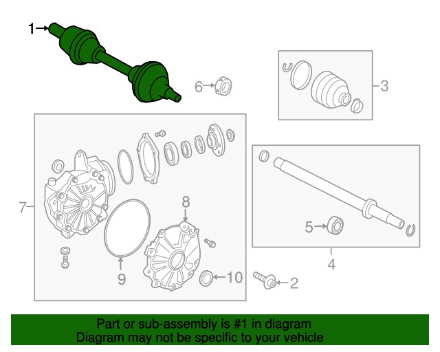 A2043301600 Полуось моста Mercedes | Запчасти на DRIVE2