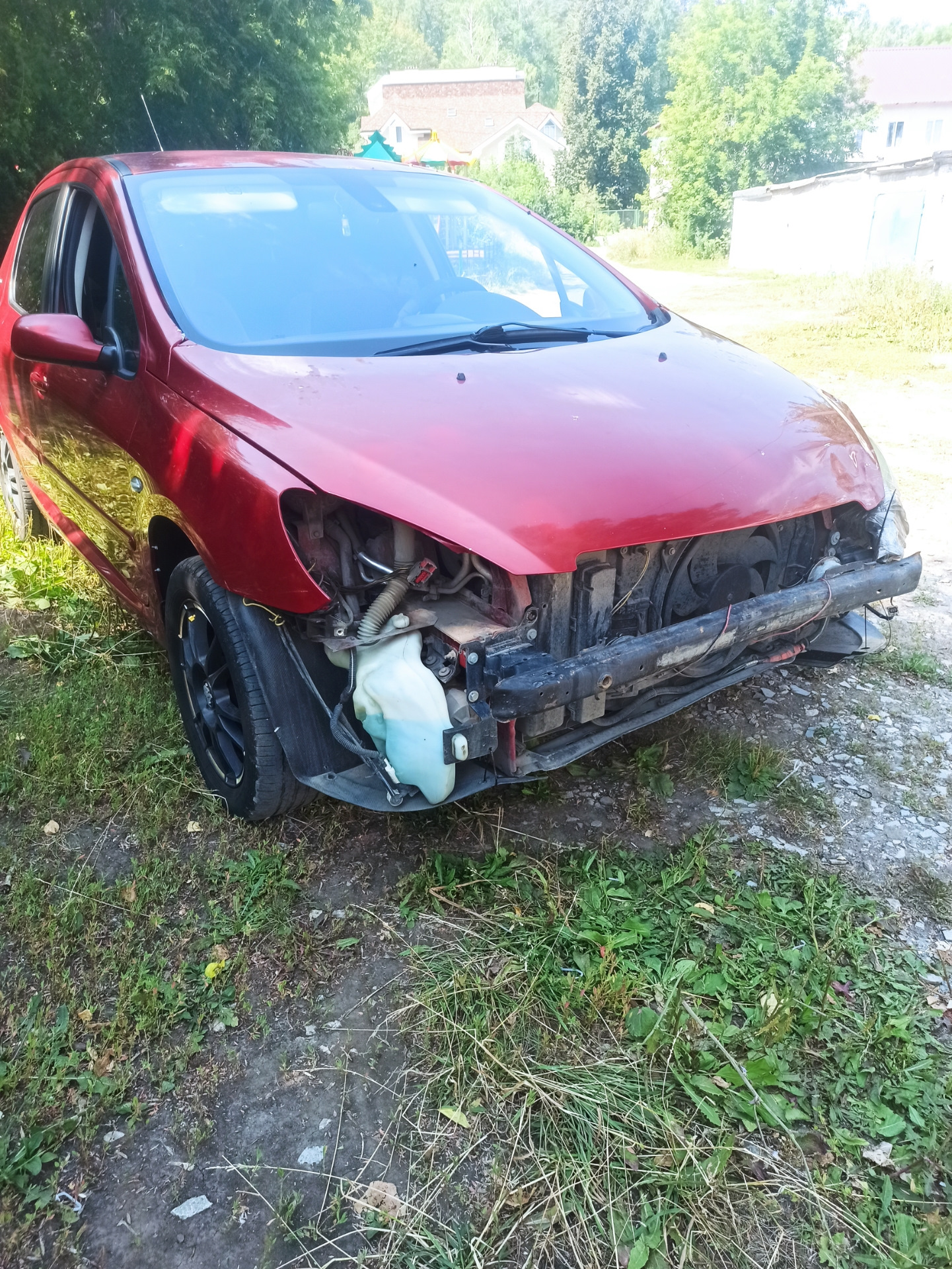 Было/стало — Peugeot 307, 2 л, 2003 года | кузовной ремонт | DRIVE2