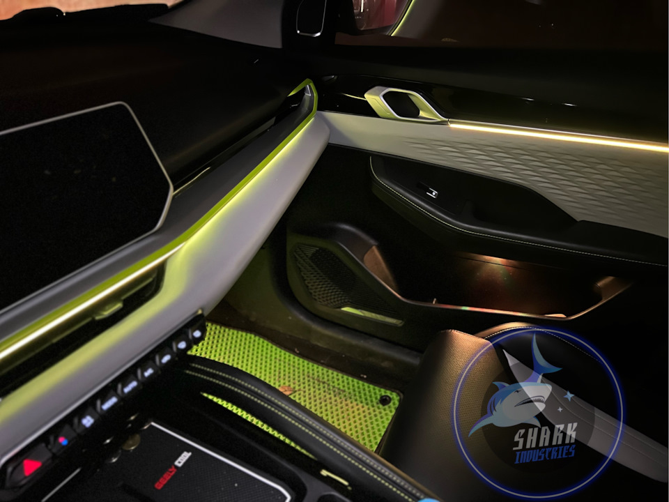 Geely Coolray контурная подсветка ambient light — DRIVE2