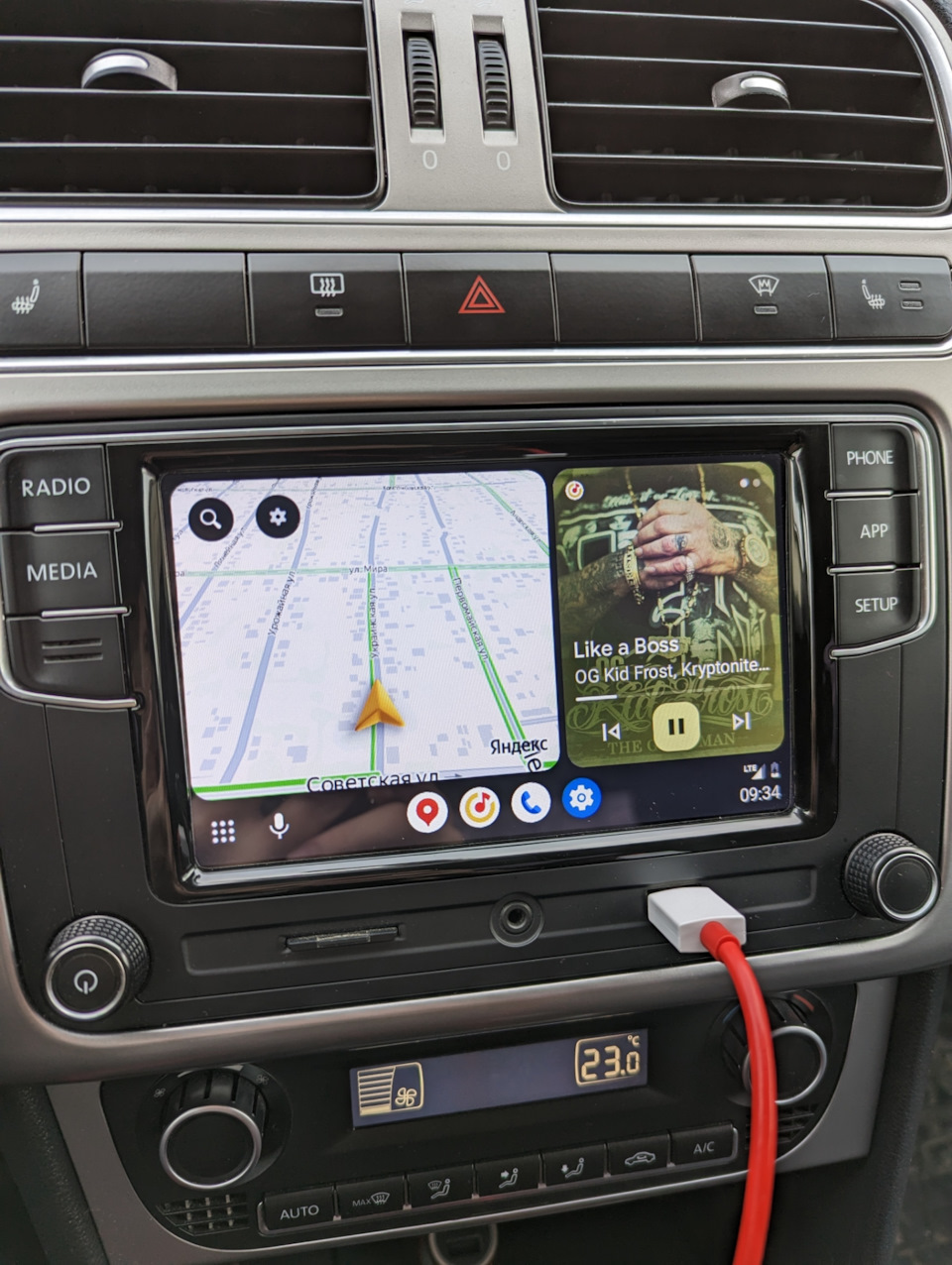 #16 Новый Android Auto — Volkswagen Polo Sedan, 1,6 л, 2015 года ...