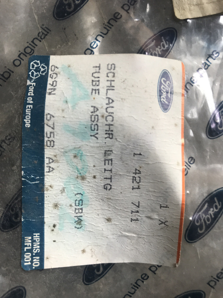 Трубка картерных газов 2,5 Turbo на Ford Galaxy (Mk IV), Ford Mondeo IV ...