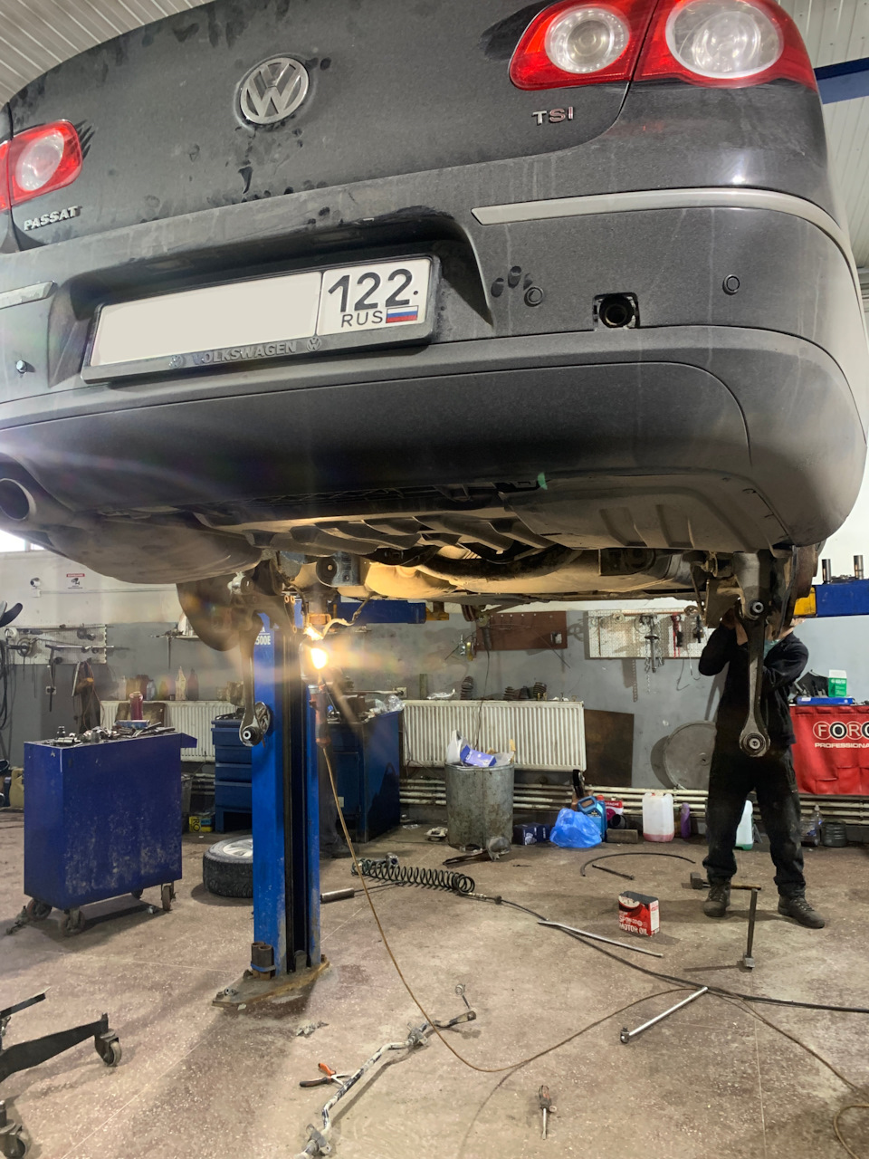 Замена сайлентблоков и втулки стабилизатора — Volkswagen Passat B6, 1,8 ...