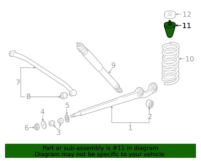 A4603200244 Буфер резиновый Mercedes | Запчасти на DRIVE2