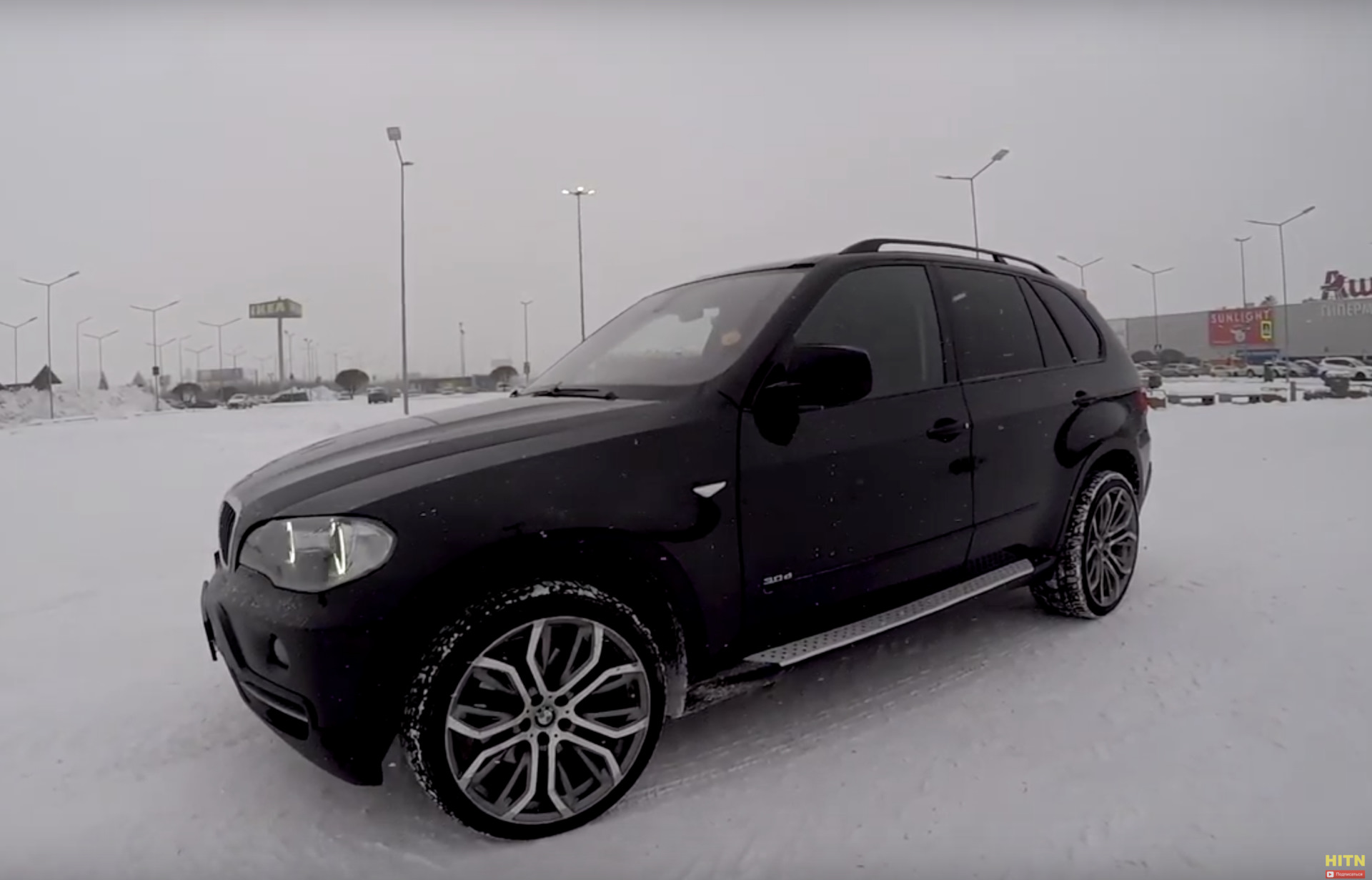 BMW X5 E70 r19 vs r21. Примерил разноширокие 21 колеса 375 стиль ...