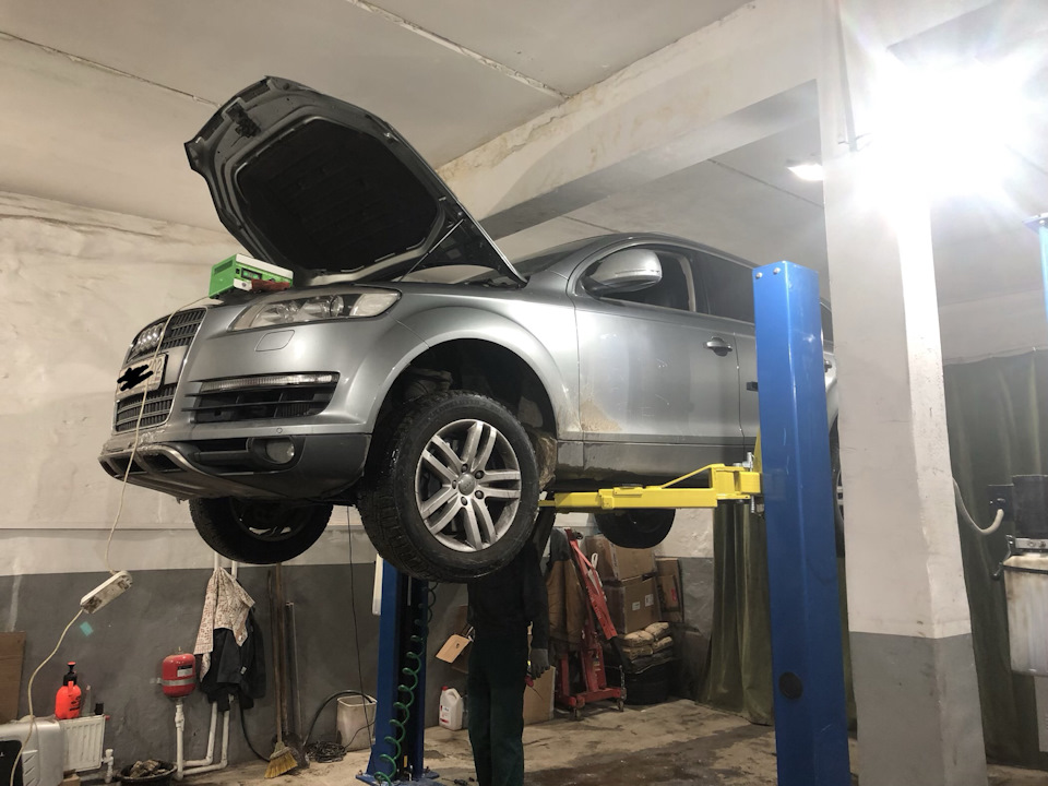 Сделал Пневму — Audi Q7 (1G), 3 л, 2008 года | поломка | DRIVE2