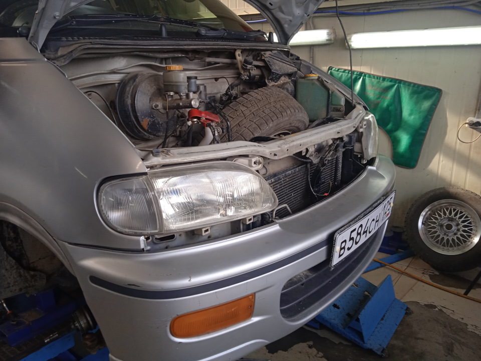 Первое обслуживание ходовки — Nissan Serena Mk I (C23), 2 л, 1998 года ...