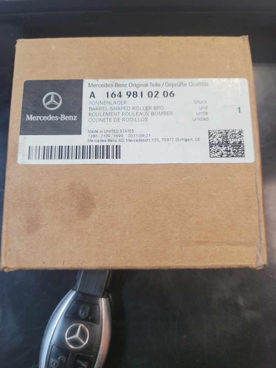 Пузатик заболел опять ступичный — Mercedes-Benz GL-Class (X164), 5,5 л ...