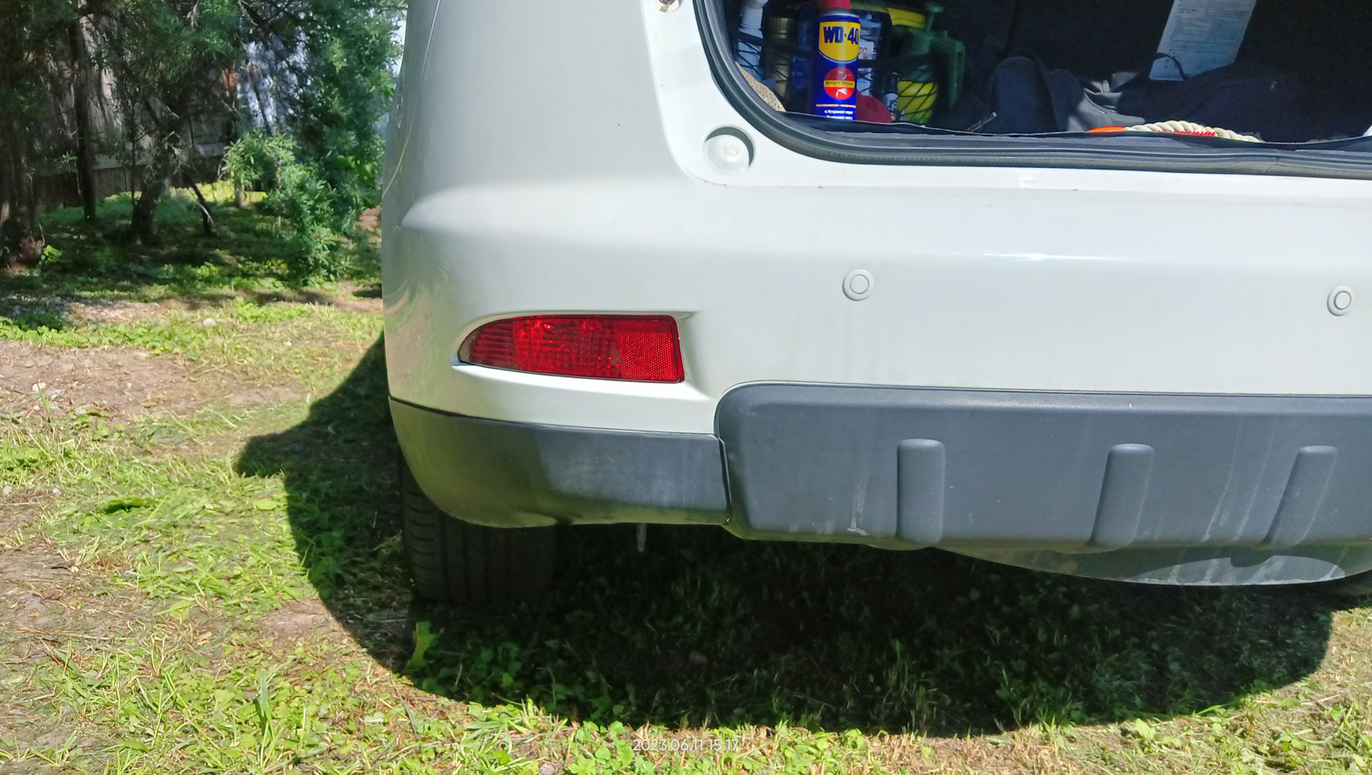 Задняя птф — Geely Emgrand X7, 2 л, 2014 года | своими руками | DRIVE2