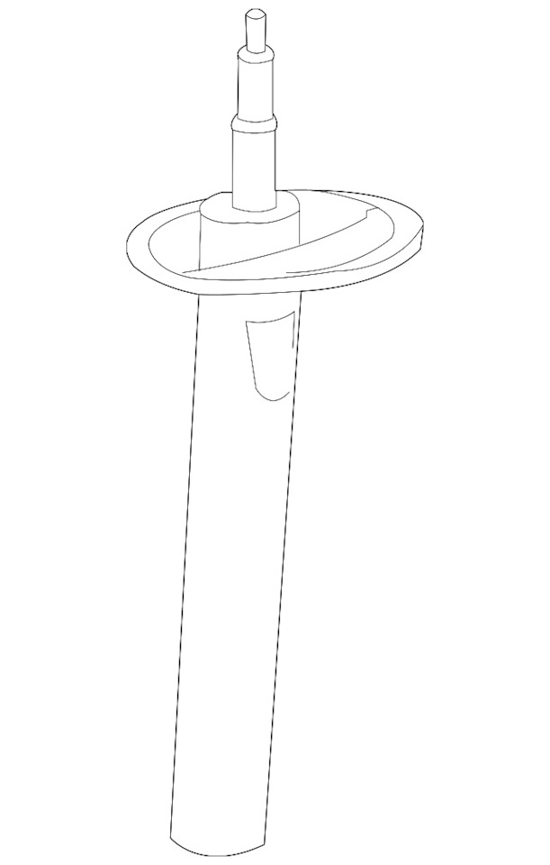 31316766997 Амортизационная стойка Л Пд BMW | Запчасти на DRIVE2