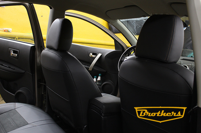 Чехлы на Nissan Qashqai J10, 2007 — 2013 серии "Alcantara" — Brothers ...