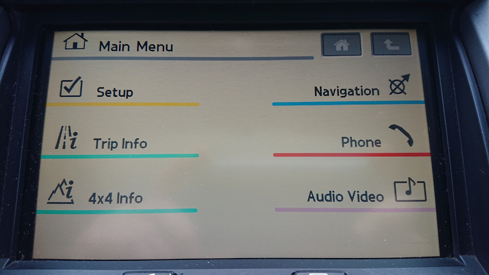 Меню от L322 — Land Rover Discovery III, 4,4 л, 2007 года | электроника ...