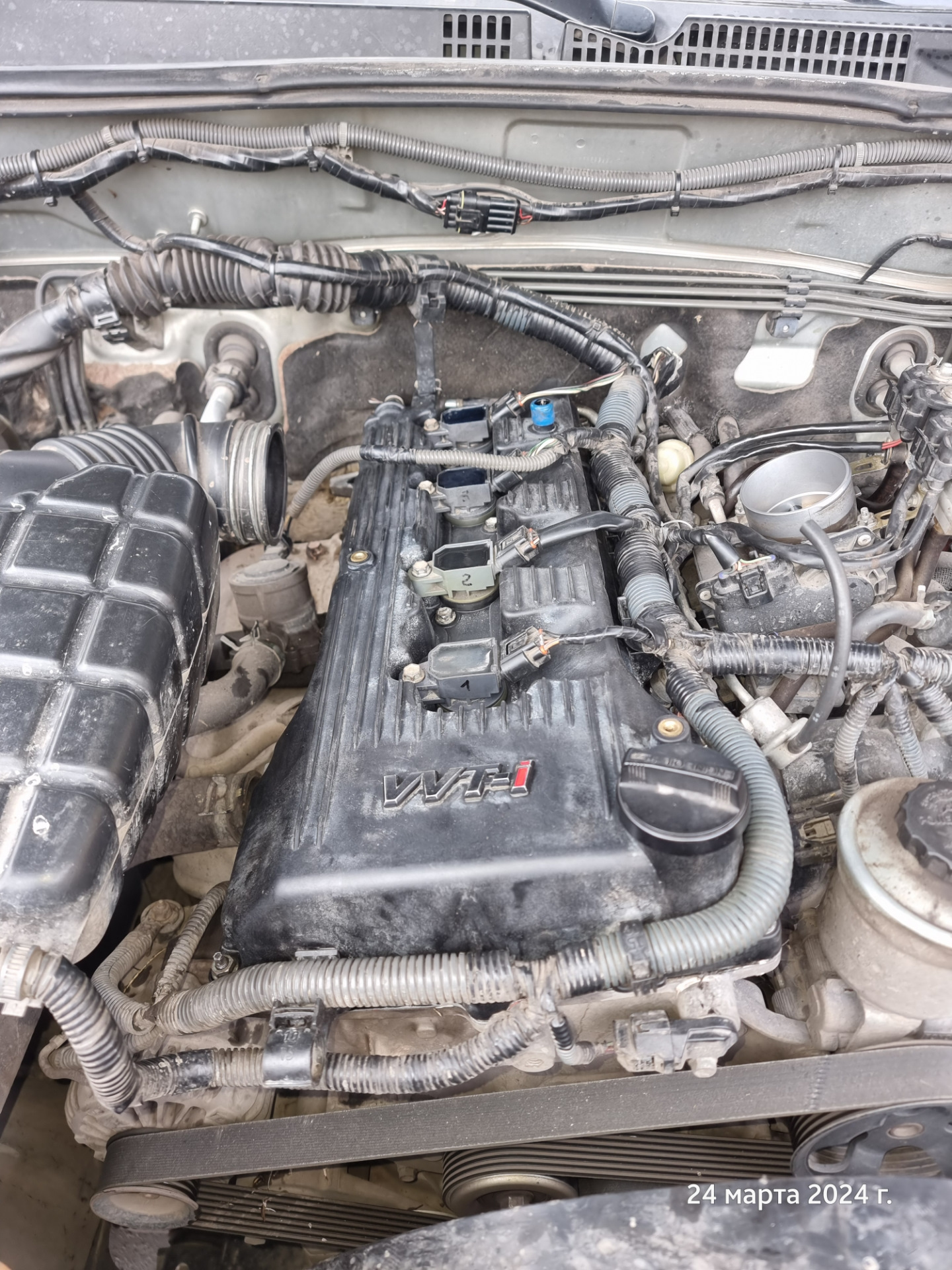 Запотел мой Прадос. Замена прокладок клапанной крышки. — Toyota Land ...