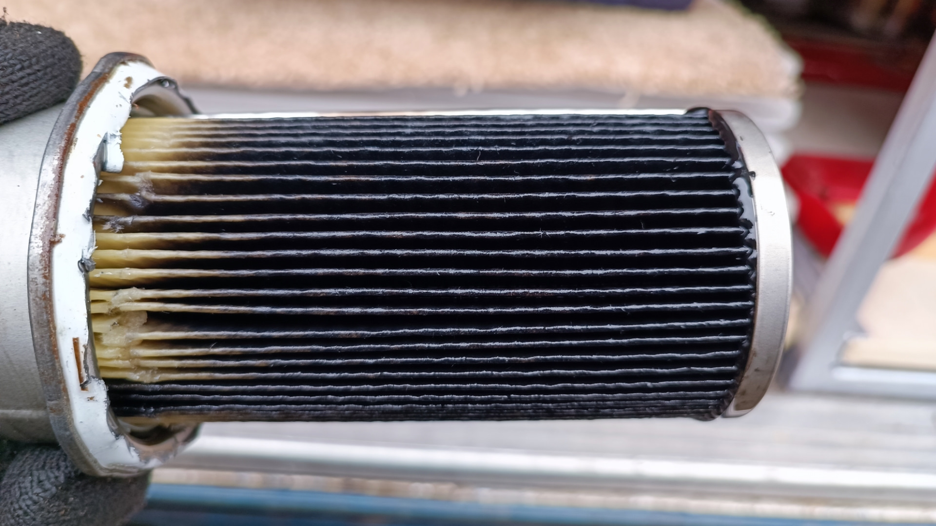 Замена фильтров. 357800 км. — Ford Transit (7G), 2,2 л, 2008 года ...