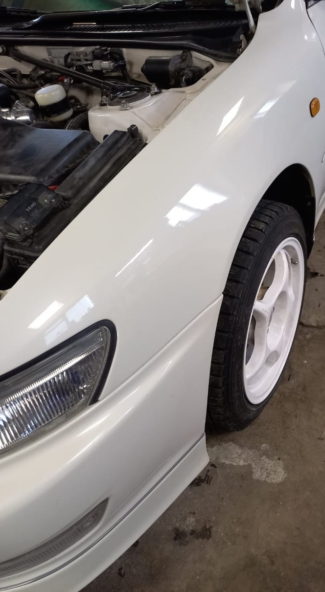 Покраска дверных проемов, порогов и переднего левого крыла. — Toyota ...