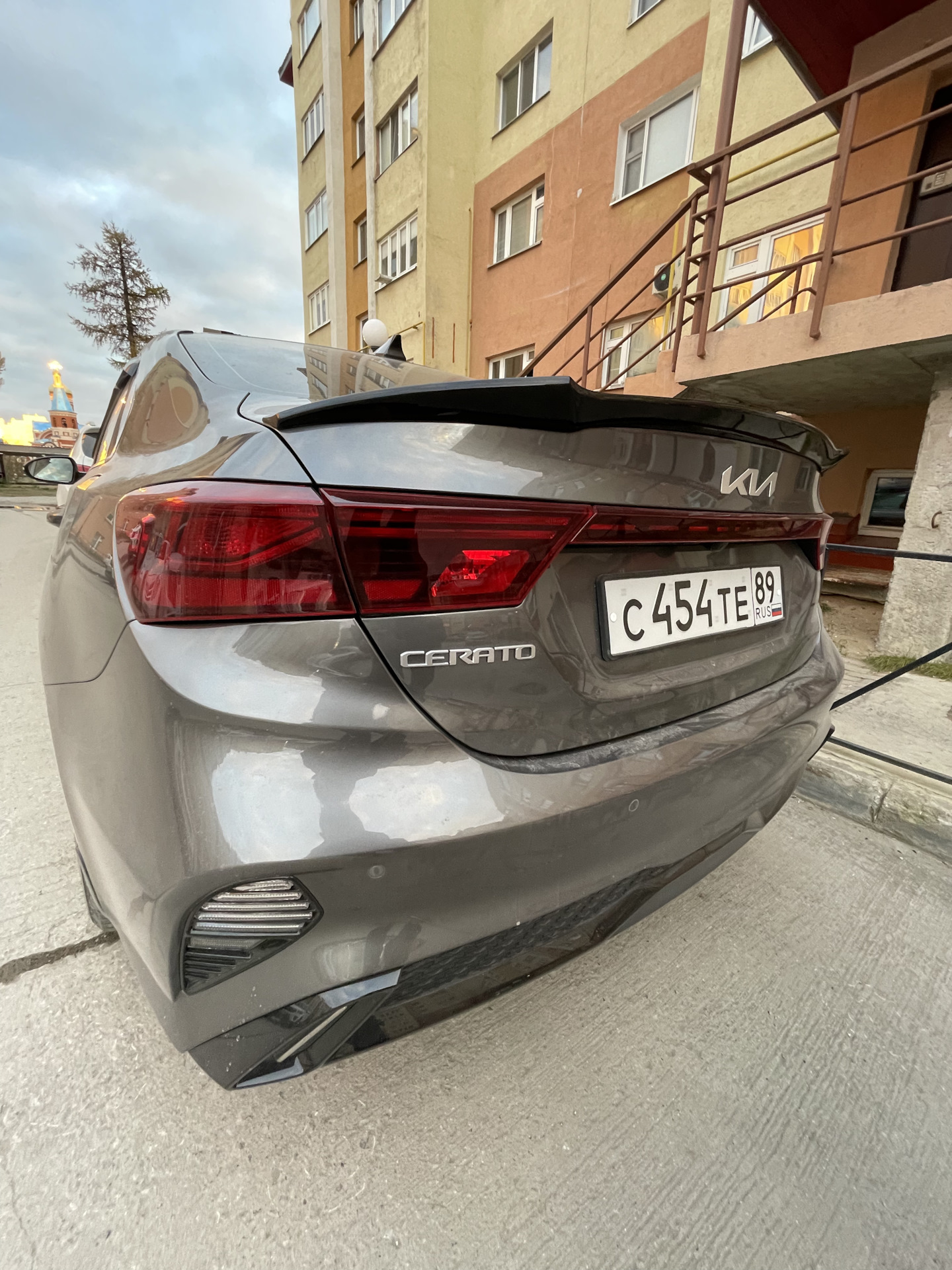 Установка лип спойлера. — KIA Cerato (4G), 2 л, 2022 года | тюнинг | DRIVE2